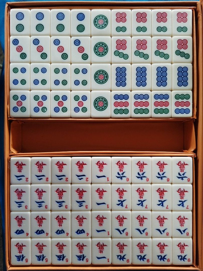1 SET MAHJONG DICE WITH LEATHER CASE/DICE NG MAHJONG, Sports Equipment ...