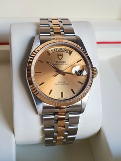 [Perfect Full Set] Tudor Day Date 76213 Prince 36mm Watch Two Tone Half ...