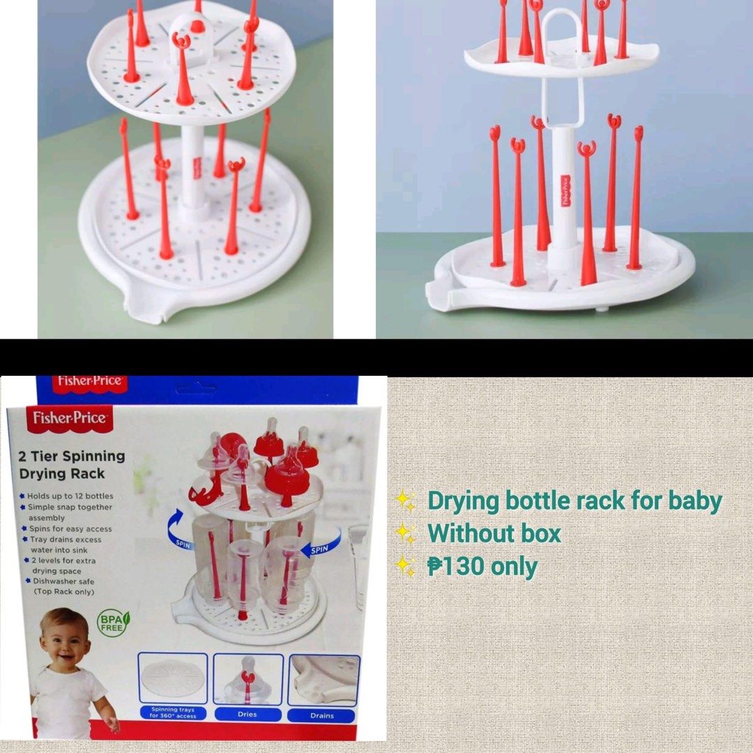 2 Tier Spinning Drying Rack on Carousell