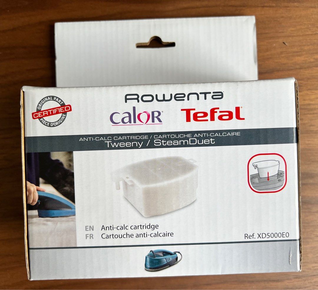 Tefal 2in1 Iron and steamer + two (2) FREE anti-calc cartridges, TV ...