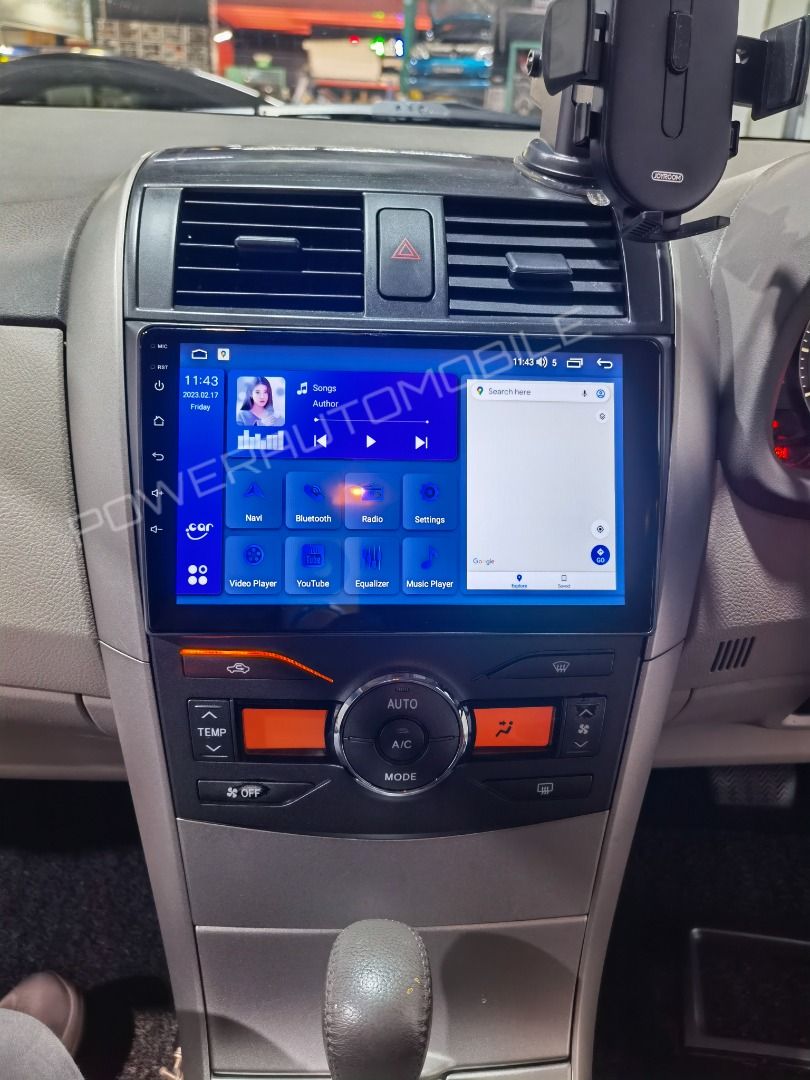 2007-2013 TOYOTA ALTIS COROLLA 9 INCH 2K ANDROID PLAYER HEADUIT CAR ...