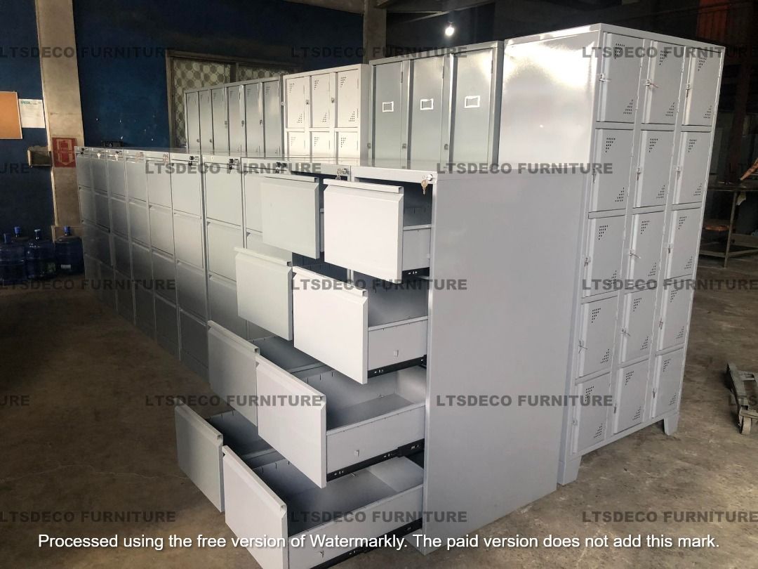 4-DRAWERS VERTICAL FILING CABINET OFFICE PARTITION FURNITURE on Carousell