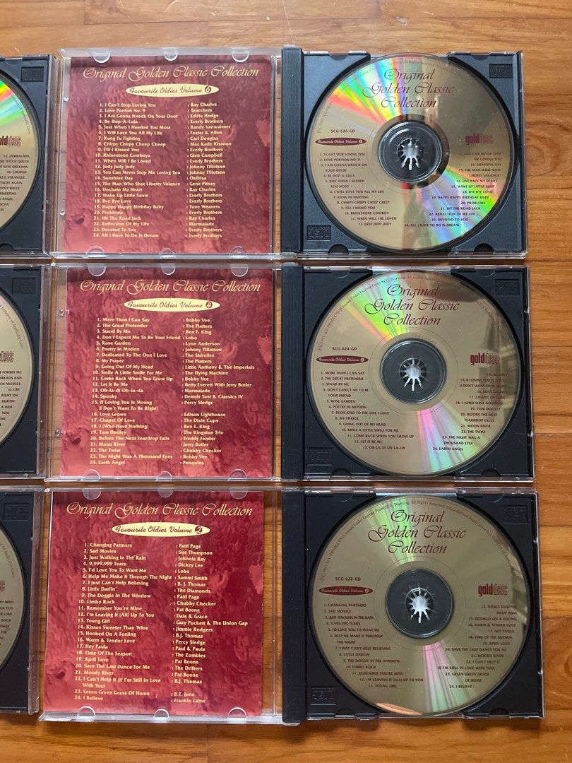 70s Original Golden Classic Collection (6 CD), Hobbies & Toys, Music ...
