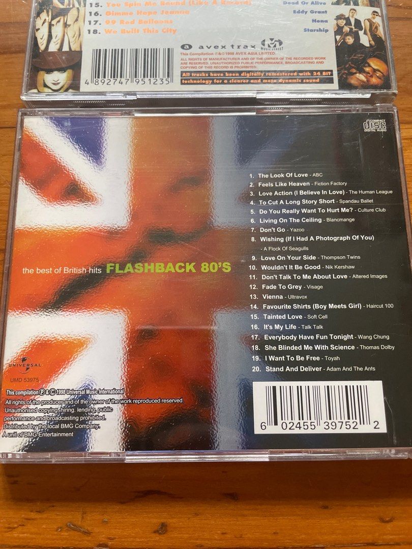 80s Flashback Retro Hits CD, Hobbies & Toys, Music & Media, CDs & DVDs ...