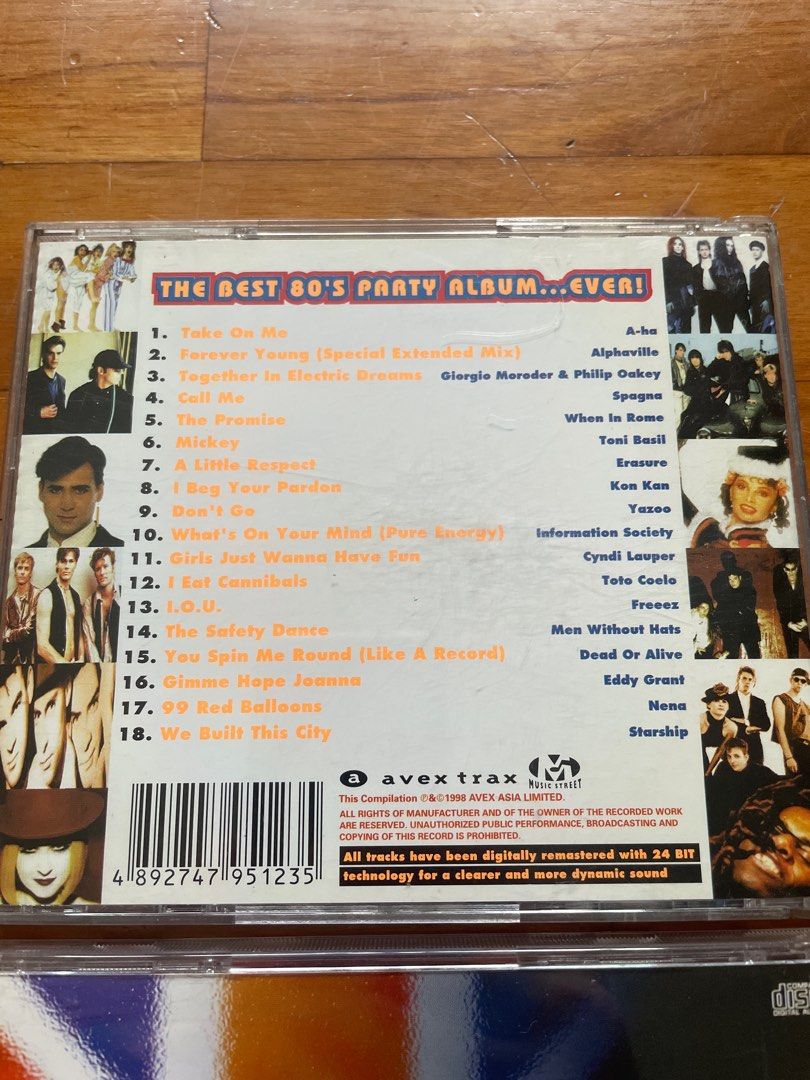 80s Flashback Retro Hits CD, Hobbies & Toys, Music & Media, CDs & DVDs ...