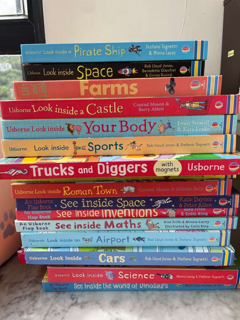 超抵 Usborne “Look inside” series, 興趣及遊戲, 書本 & 文具, 小朋友書 - Carousell
