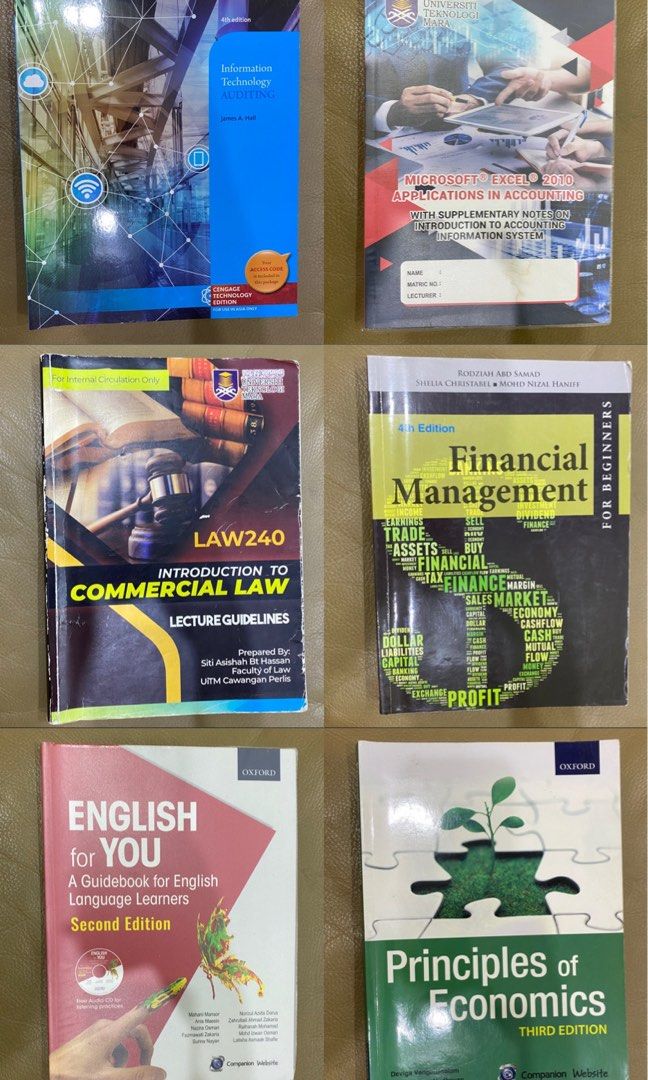 AC110 / AC120 TEXTBOOKS UITM, Hobbies & Toys, Books & Magazines ...