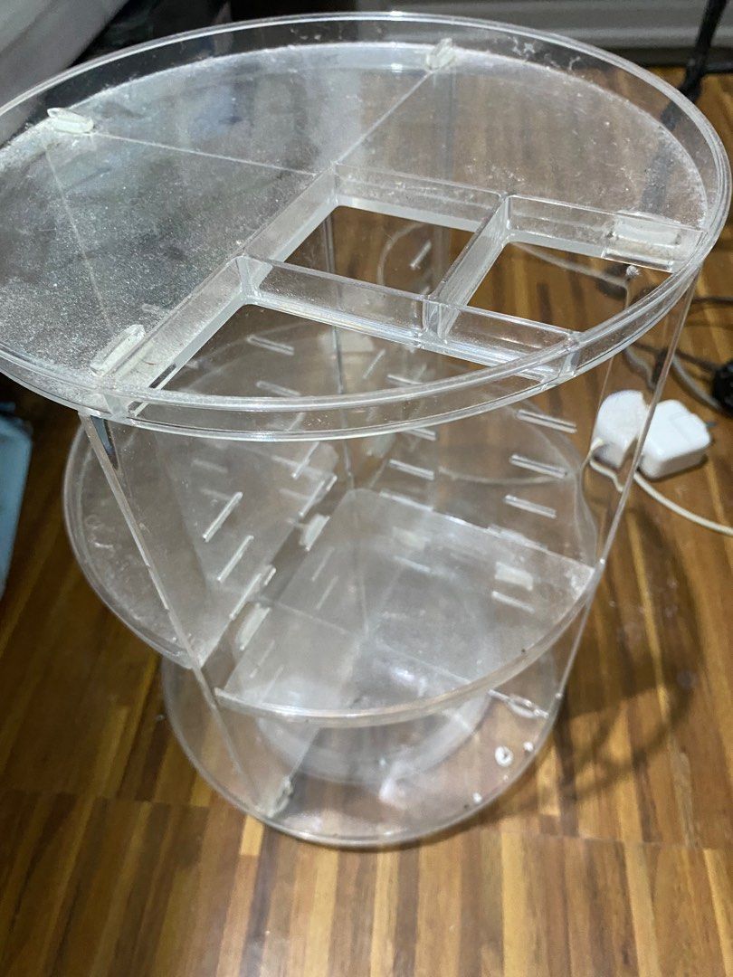 Acrylic Rotating Organizer on Carousell