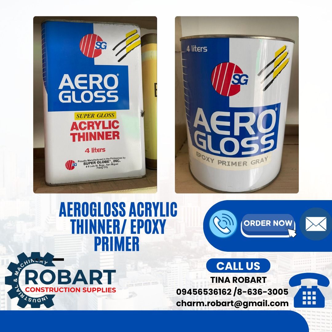 Aerogloss Acrylic Thinner/ Epoxy Primer, Commercial & Industrial ...