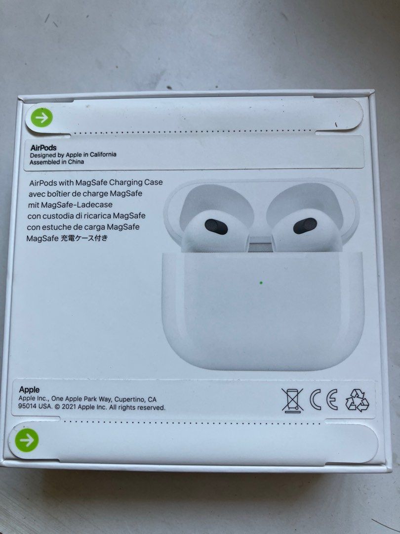 Airpods 3rd Generation With Magsafe Charging Case 音響器材 頭戴式 罩耳式耳機