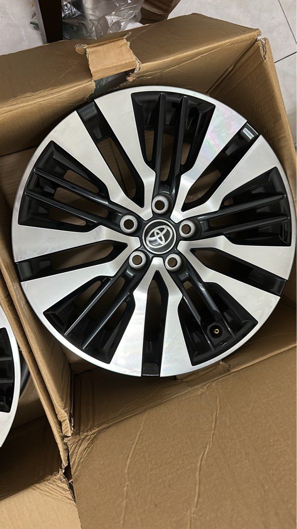 Alphard anh30 original rims, Car Accessories, Tyres & Rims on Carousell