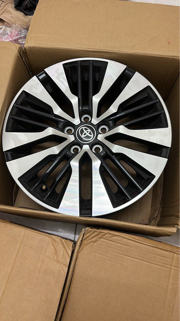 Alphard anh30 original rims, Car Accessories, Tyres & Rims on Carousell