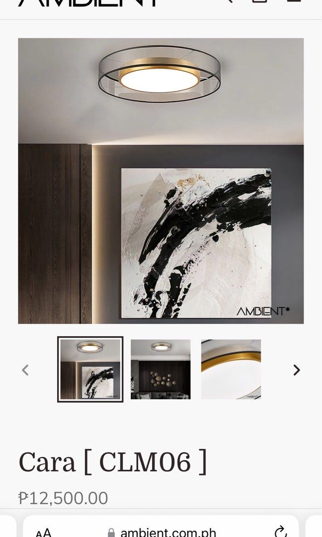 AMBIENTPH: CARA Ceiling light on Carousell