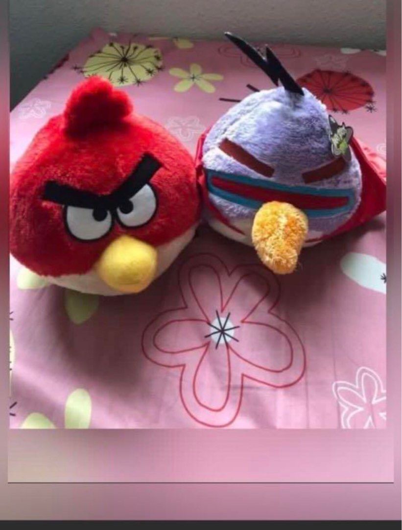 Angry Bird soft toys, Hobbies & Toys, Toys & Games on Carousell