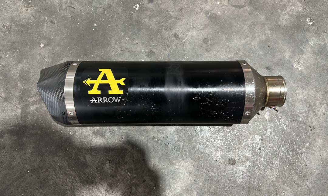Arrow Race Tech Exhaust (slip on), Motorcycles, Motorcycle Accessories ...