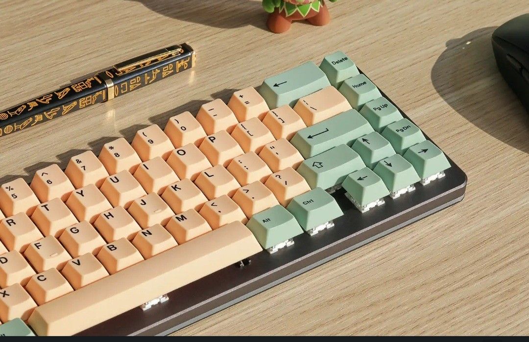 Artifact Bloom Matcha Mango Keycap set, Computers & Tech, Parts ...