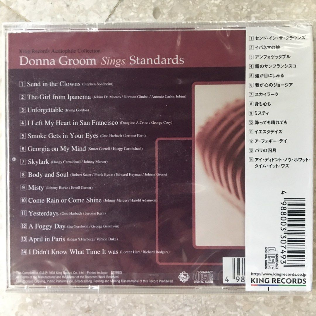 Audiophile Collection - Donna Groom Sings standards ( King Record CD ...