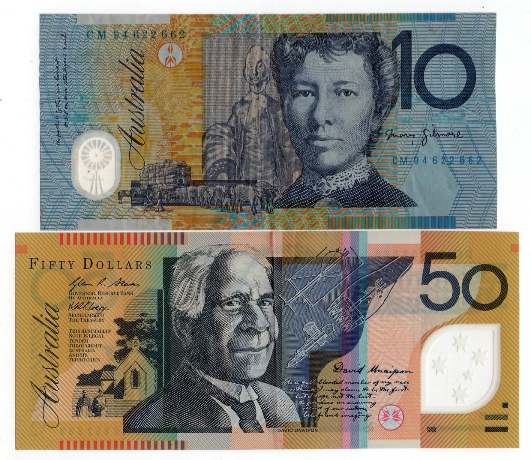 Australia polymer $10 & $50 banknotes, Hobbies & Toys, Memorabilia ...