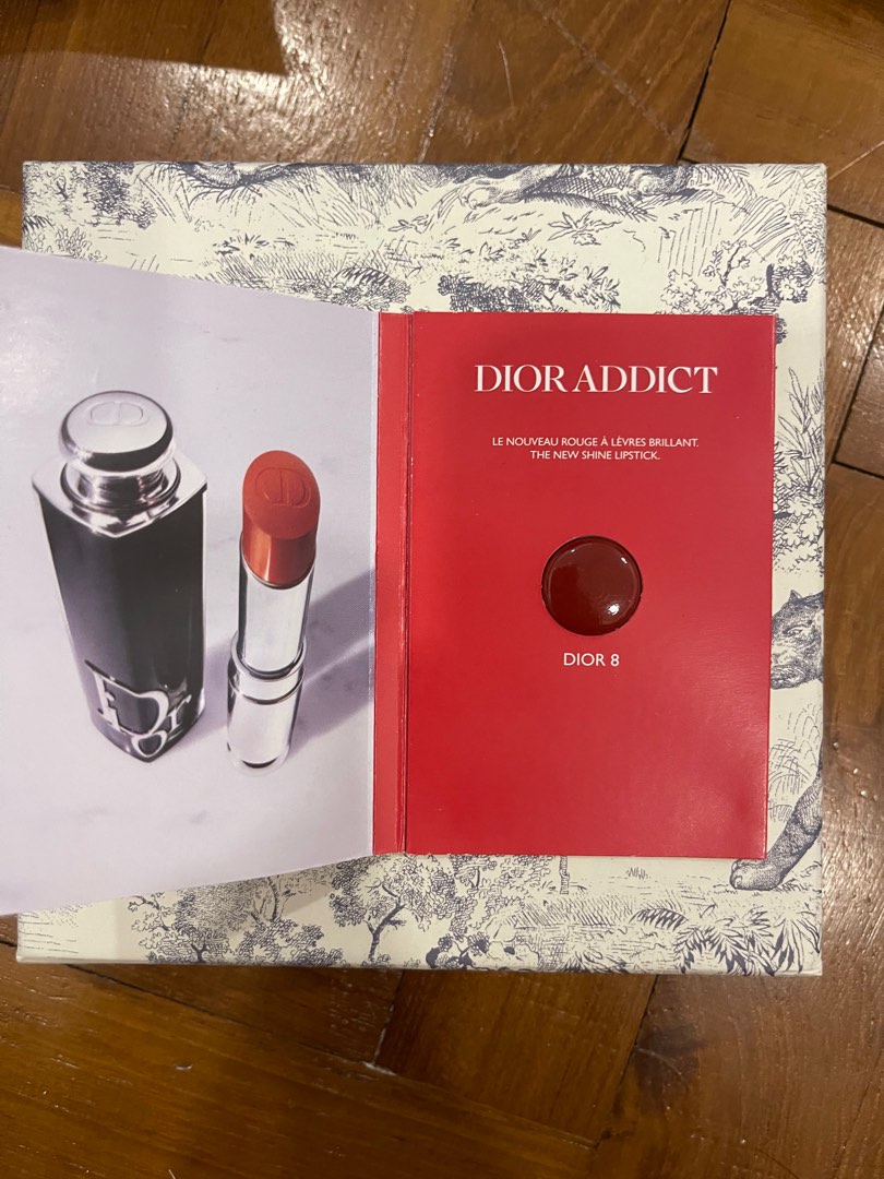 Authentic Dior Addict Dior 8 sample card, Beauty & Personal Care, Face ...