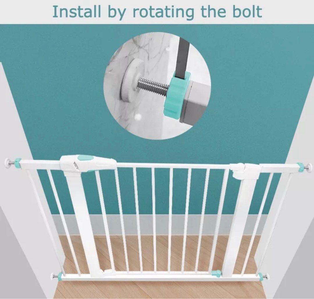 Baby Safety Gate with main gate & optional extensions, Babies & Kids ...