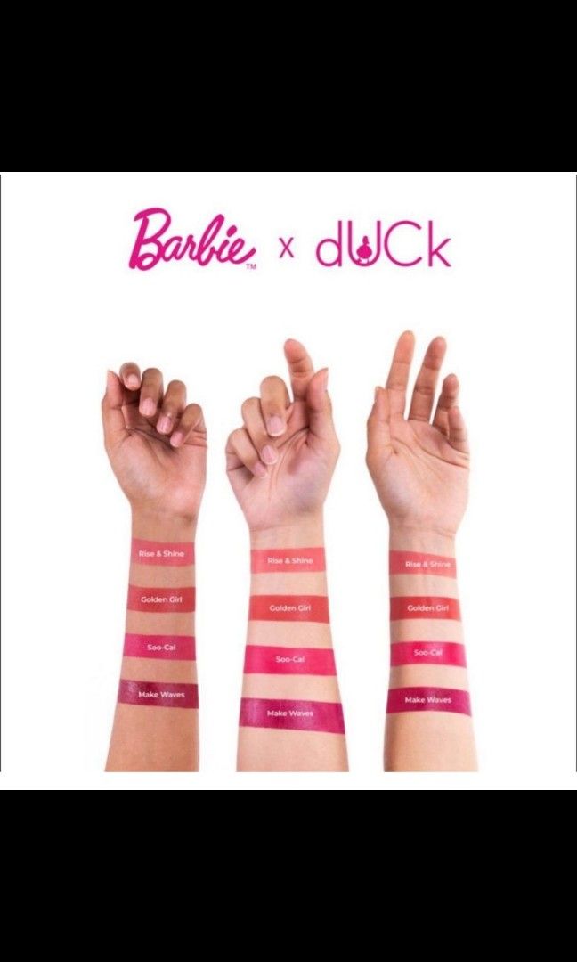 Barbie x dUCk Collection Cheek & Lip On-The-Duo Pod, Beauty & Personal ...
