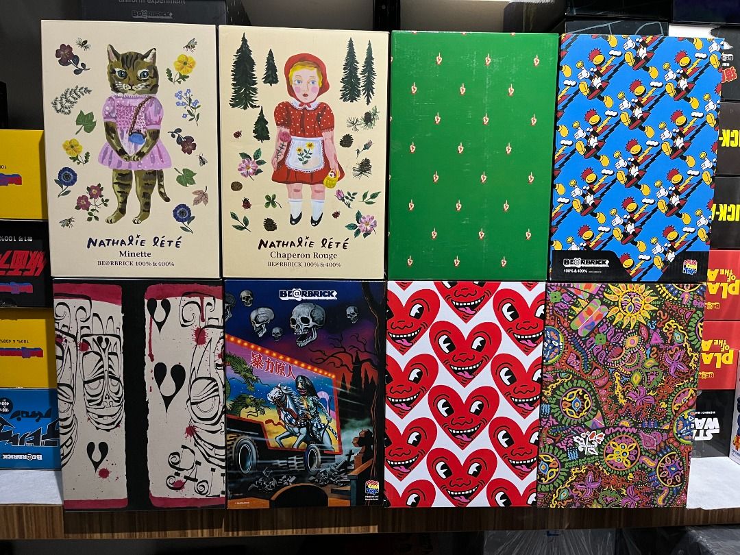 Bearbrick 400% + 100% natalie lete undercover fuck grafflex phil frost nagnagnag keith ...