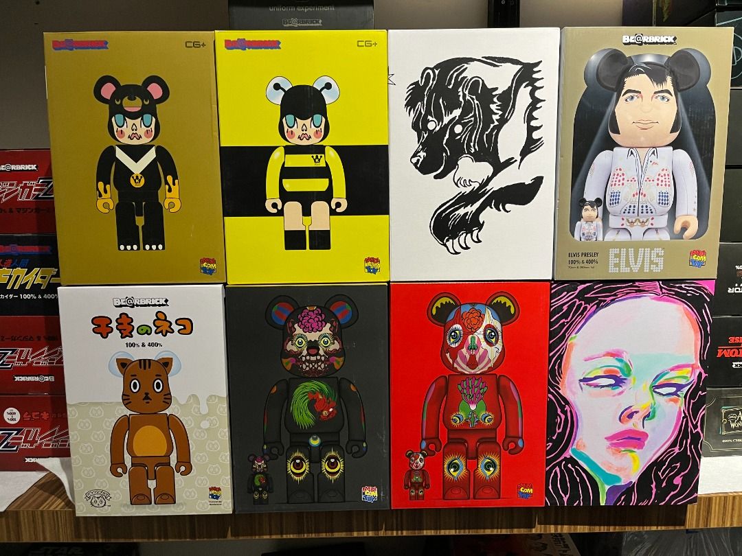 Bearbrick 400% + 100% natalie lete undercover fuck grafflex phil frost nagnagnag keith ...