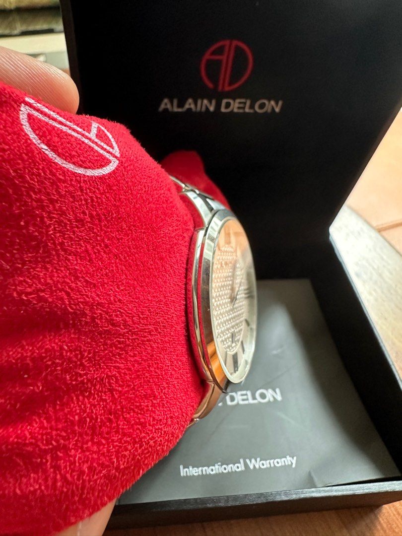 Beautiful and Thin 42mm Alain Delon Watch Quartz Movement, Men's ...