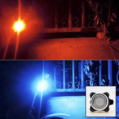 Bicycle Bike Light (Blue Star and Red Circle Very Bright & Feather ...