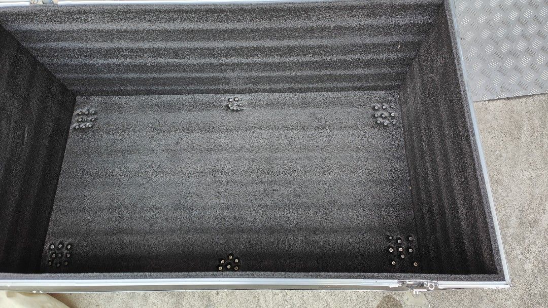 Flight case Black storage box, Furniture & Home Living, Home ...