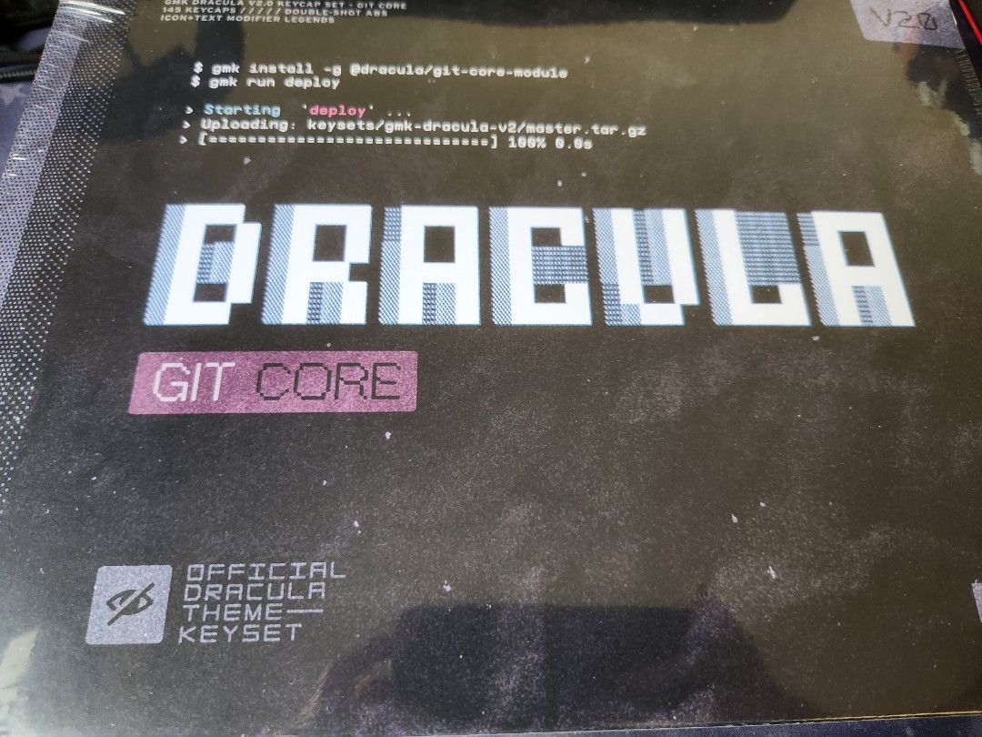 BNIB GMK Dracula V2.0 Git Core Kit, Computers & Tech, Parts ...
