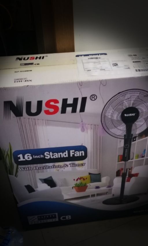 BNIB SEALED NUSHI 16 INCH Stand fan with Timer 60 watts JAPAN brand ...