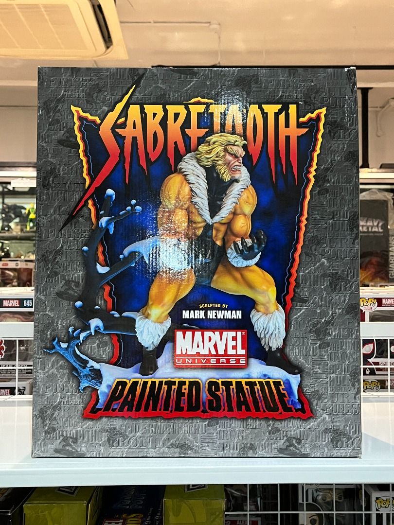 Bowen Designs Statues Angel Original Blue Sabretooth rogue modern ...