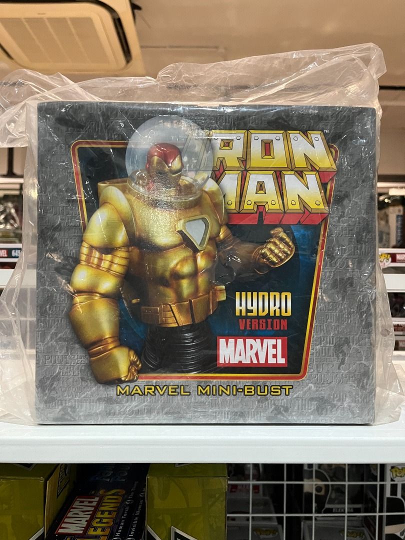 Bowen Designs Statues Mini Bust Iceman clear red hulk mockingbird ...