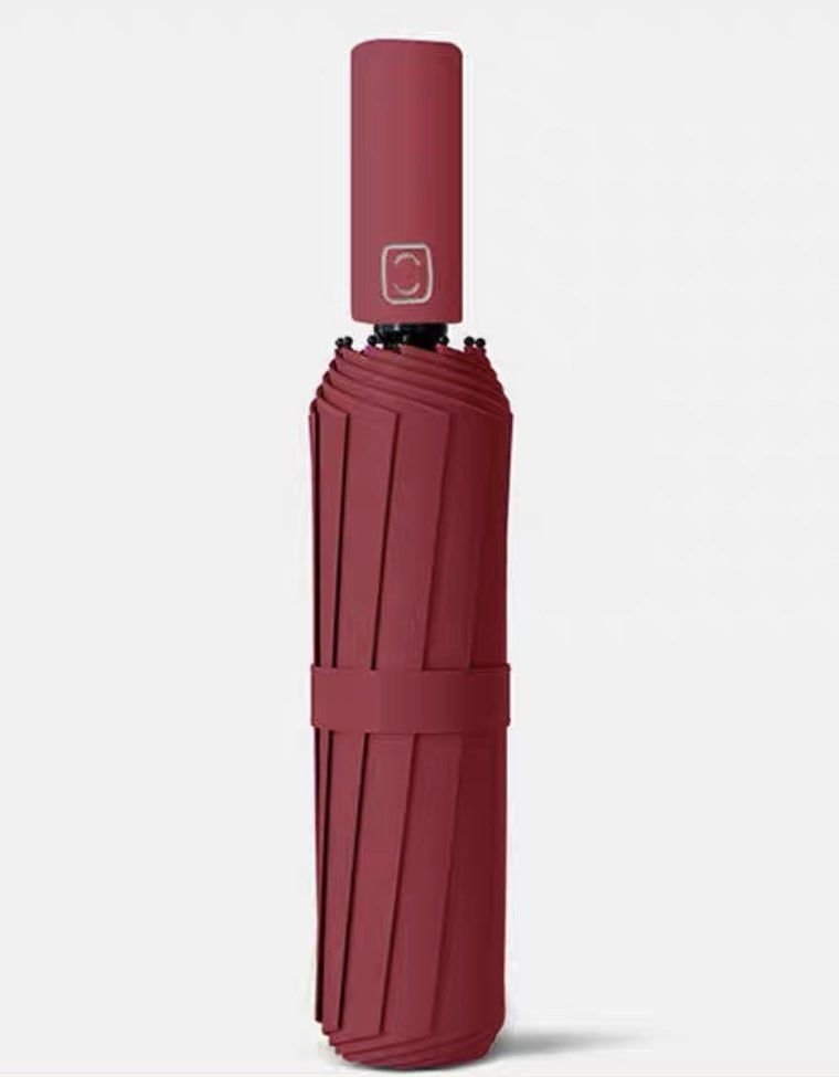 24-RIBS UPF50+ UMBRELLAS 3 Layers Reinforced Frame With Fiberglass - Solid Automatic Handle ...