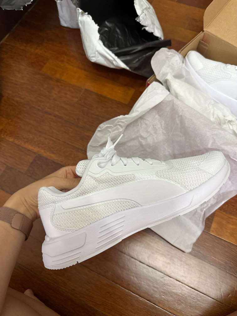 Puma Taper JR Trainers (White), Women's Fashion, Footwear, Sneakers on ...