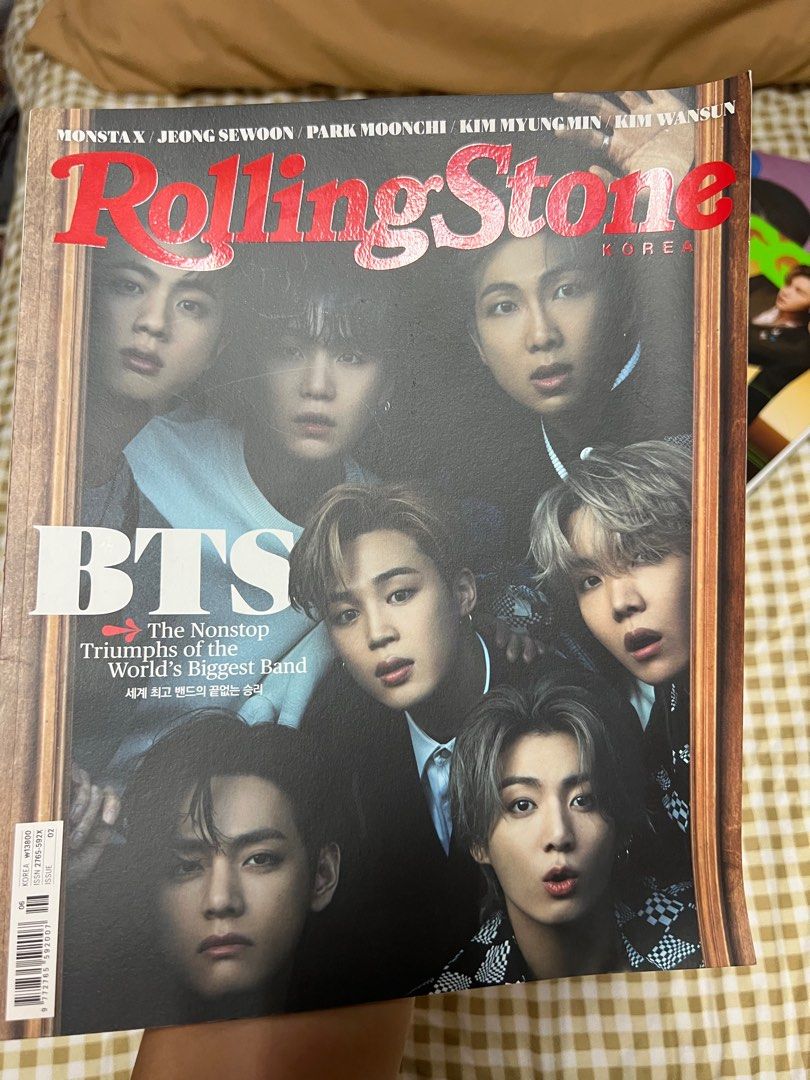 BTS Rolling Stone Magazine, Hobbies & Toys, Memorabilia & Collectibles ...