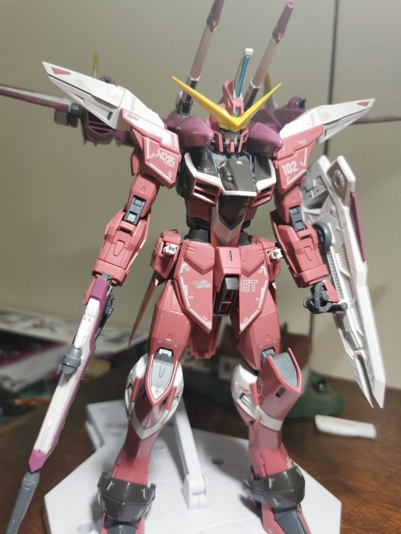 BUILT MG GUNDAM JUSTICE, Hobbies & Toys, Toys & Games on Carousell