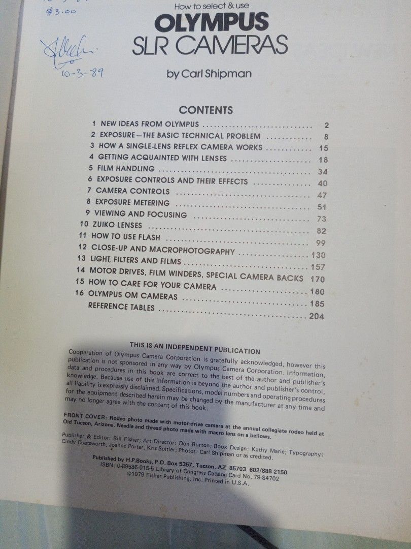 buku kamera lama - olympus slr cameras 80an, Hobbies & Toys, Books ...