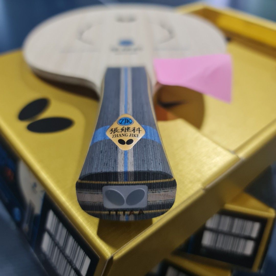 Butterfly Zhang Jike ALC FL handle table tennis blade racket, Sports ...