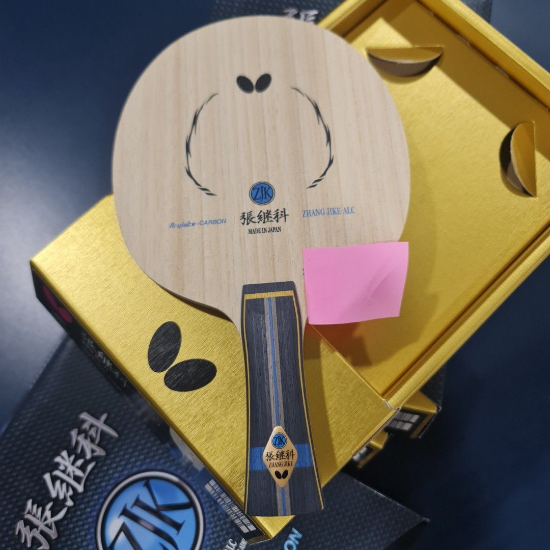 Butterfly Zhang Jike ALC FL handle table tennis blade racket, Sports ...