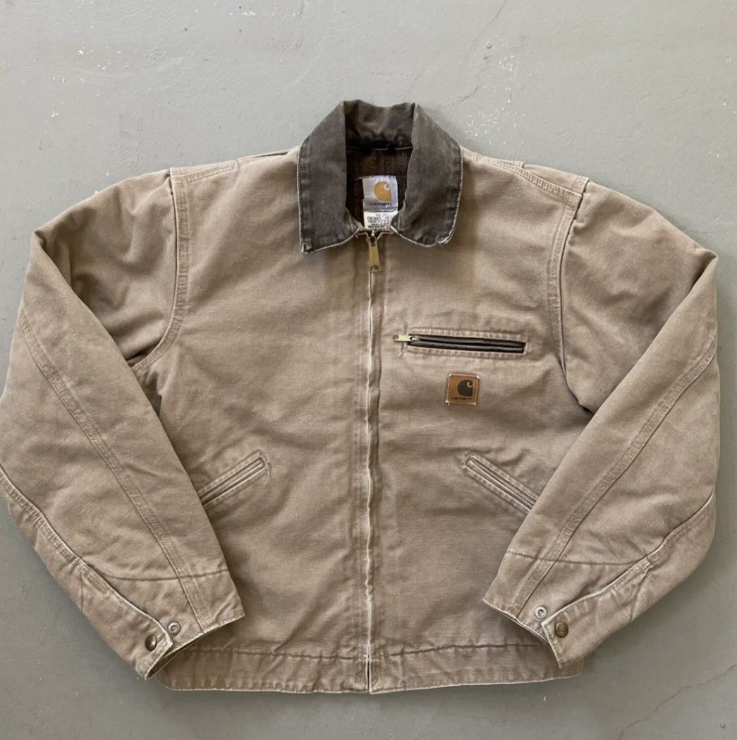 Carhartt Detroit Jacket J97 Sand on Carousell