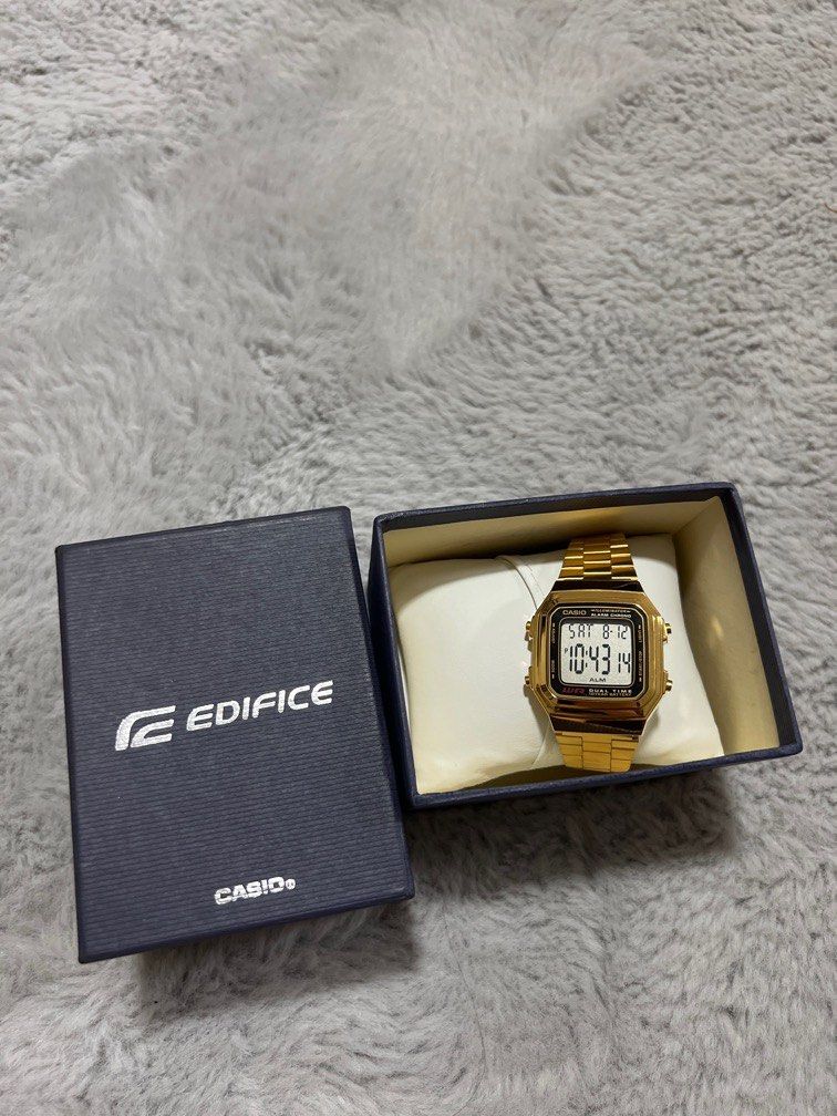 Casio Gold Unisex A178W, Luxury, Watches on Carousell