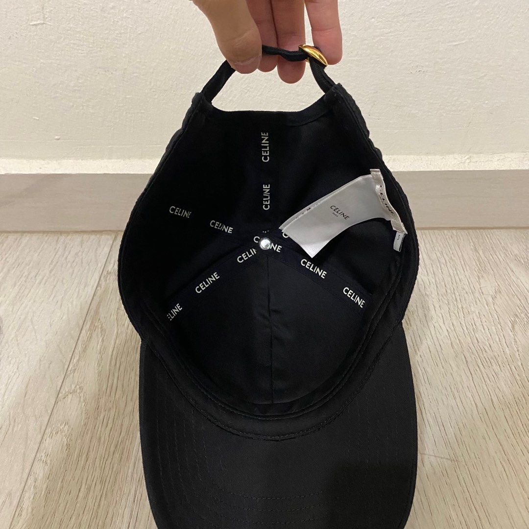 CELINE Baseball Cap in Black, Luxury, Accessories on Carousell