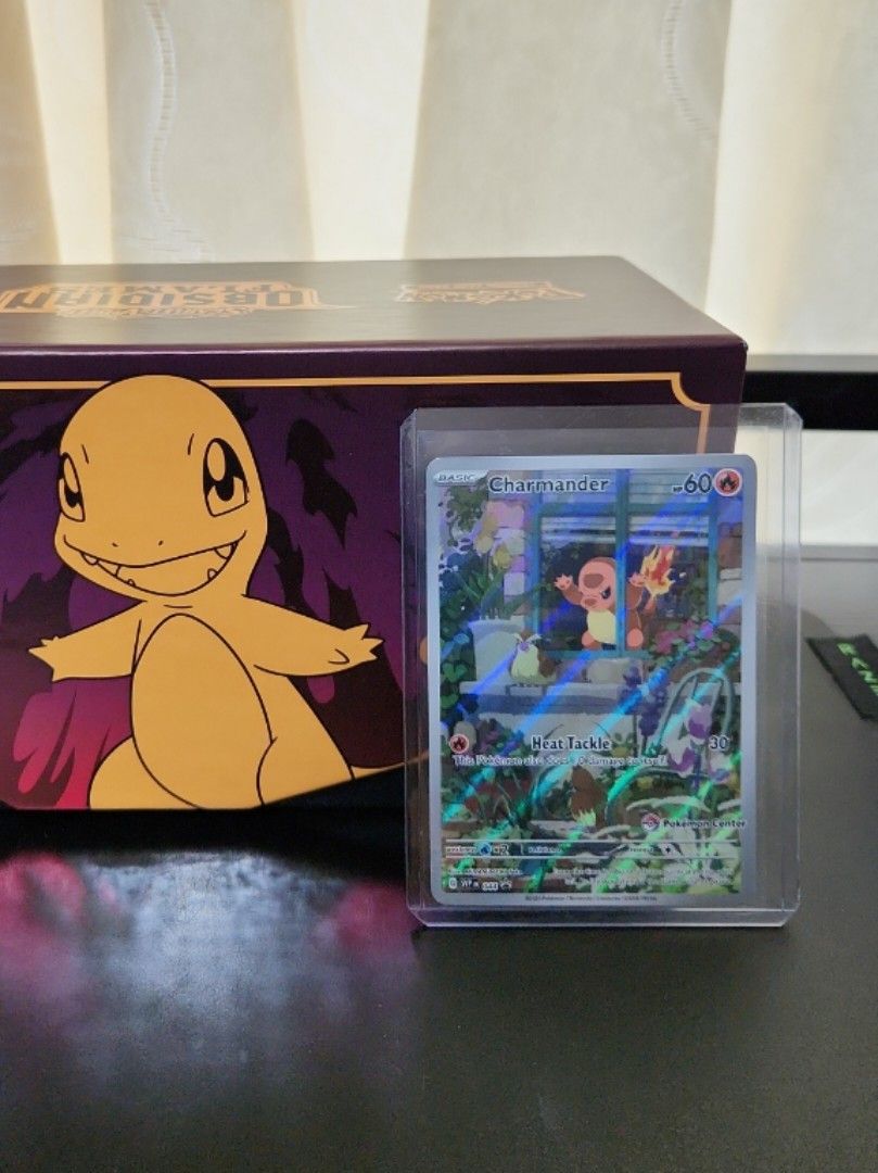 Charmander Promo (Pokemon Center Stamp) from Obsidian Flame ETB ...