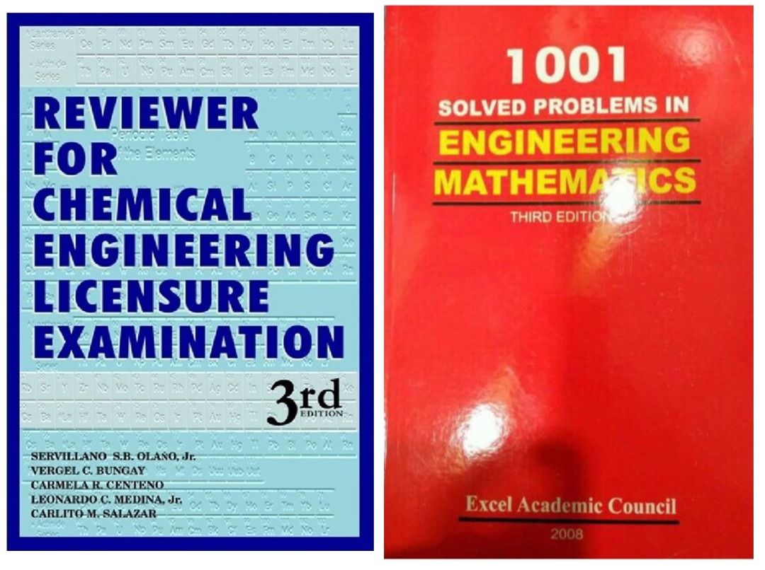 Chemical Engineering Licensure Exam Reviewer Book Bundle, Hobbies & Toys, Books & Magazines ...