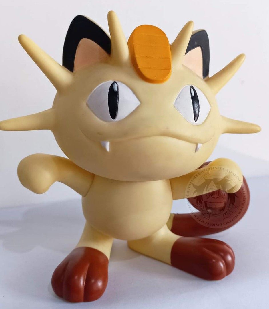 Classic 1998 Pokemon Meowth Figure on Carousell