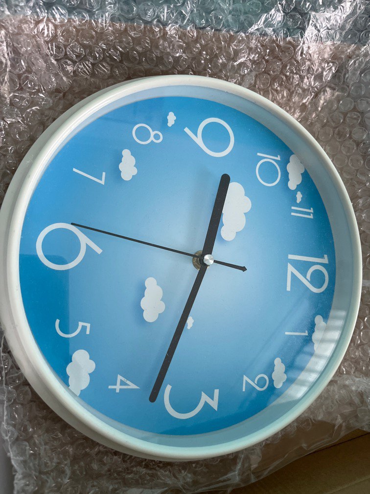 Cloud clock, Furniture & Home Living, Home Decor, Clocks on Carousell