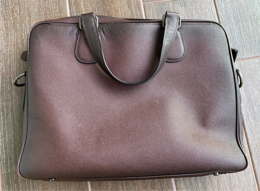 Coach Full Leather Bag, Men's Fashion, Bags, Briefcases on Carousell