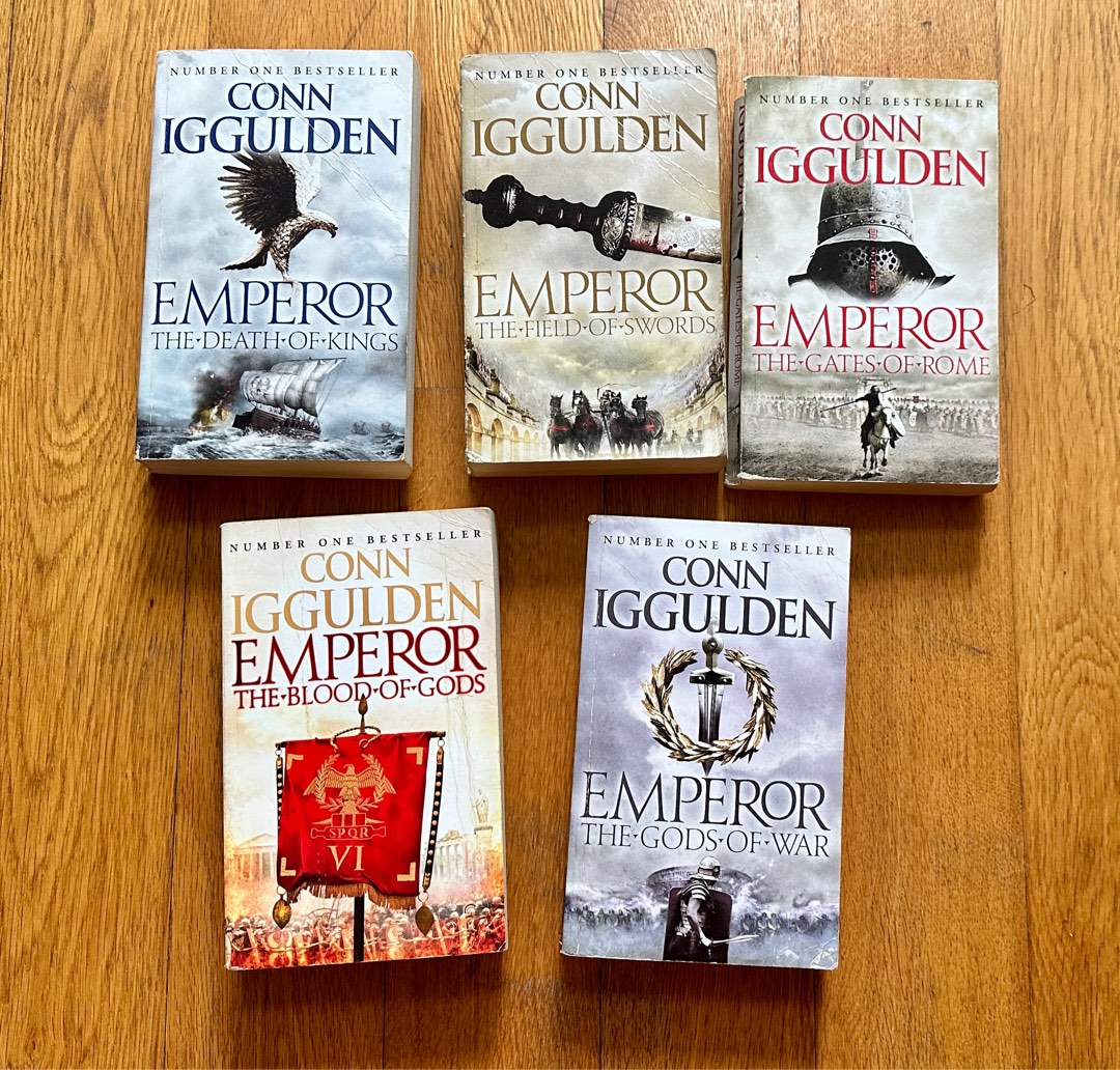 Conn Iggulden Emperor Series 5 Books Collection Set Blood Of Gods ...